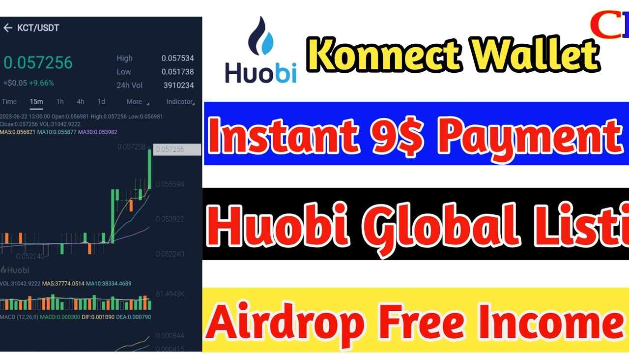 Instant 9$ Received | Konnect Wallet | Huobi Global Listed Token | @CryptoIncomeBD24 | Online ...