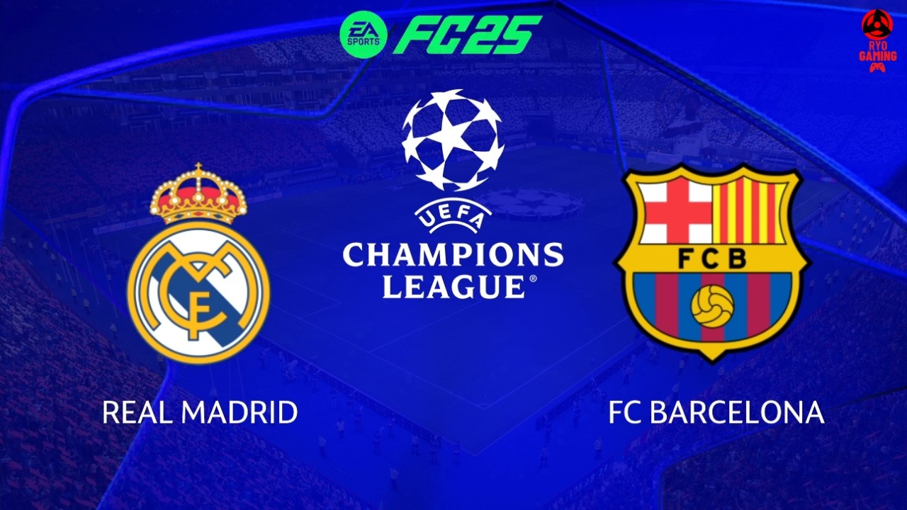 FC 25 - Real Madrid vs Barcelona UCL Final ft. Mbappe, Lewandoski, Vini ...