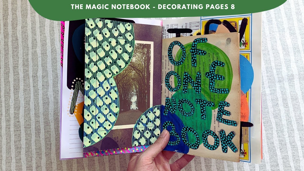 The Magic Notebook - Decorating Pages 8 - YouTube