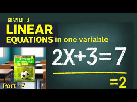 Stop Confusion Linear Equations Step-by-Step | Class 8 - YouTube