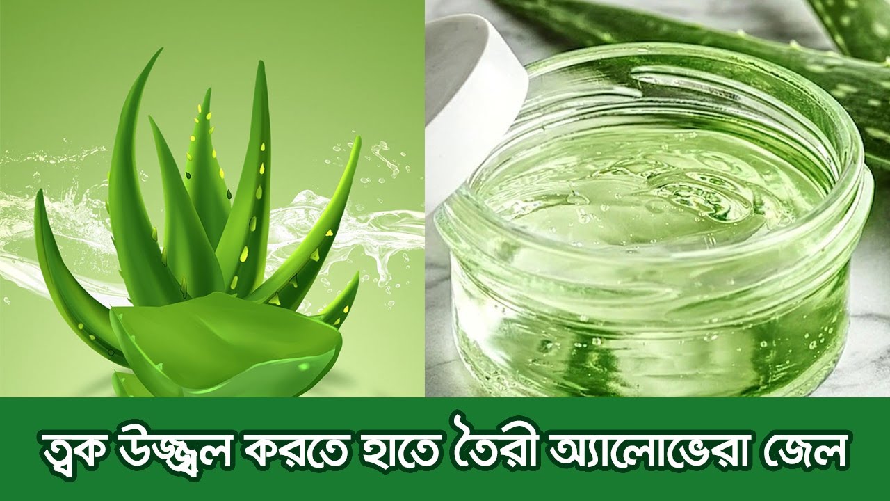 Aloe vera Jel Hand Made#অ্যালোভেরা জেল হাতে তৈরি - YouTube