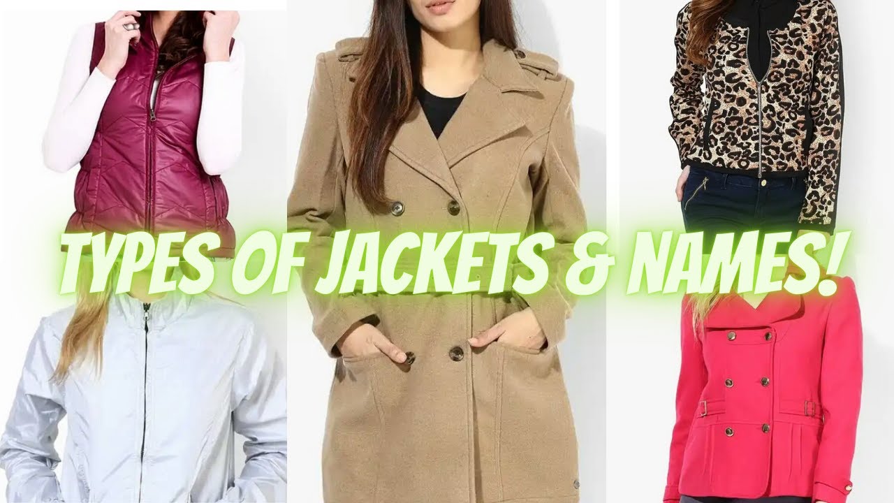 Types and names of jackets - YouTube