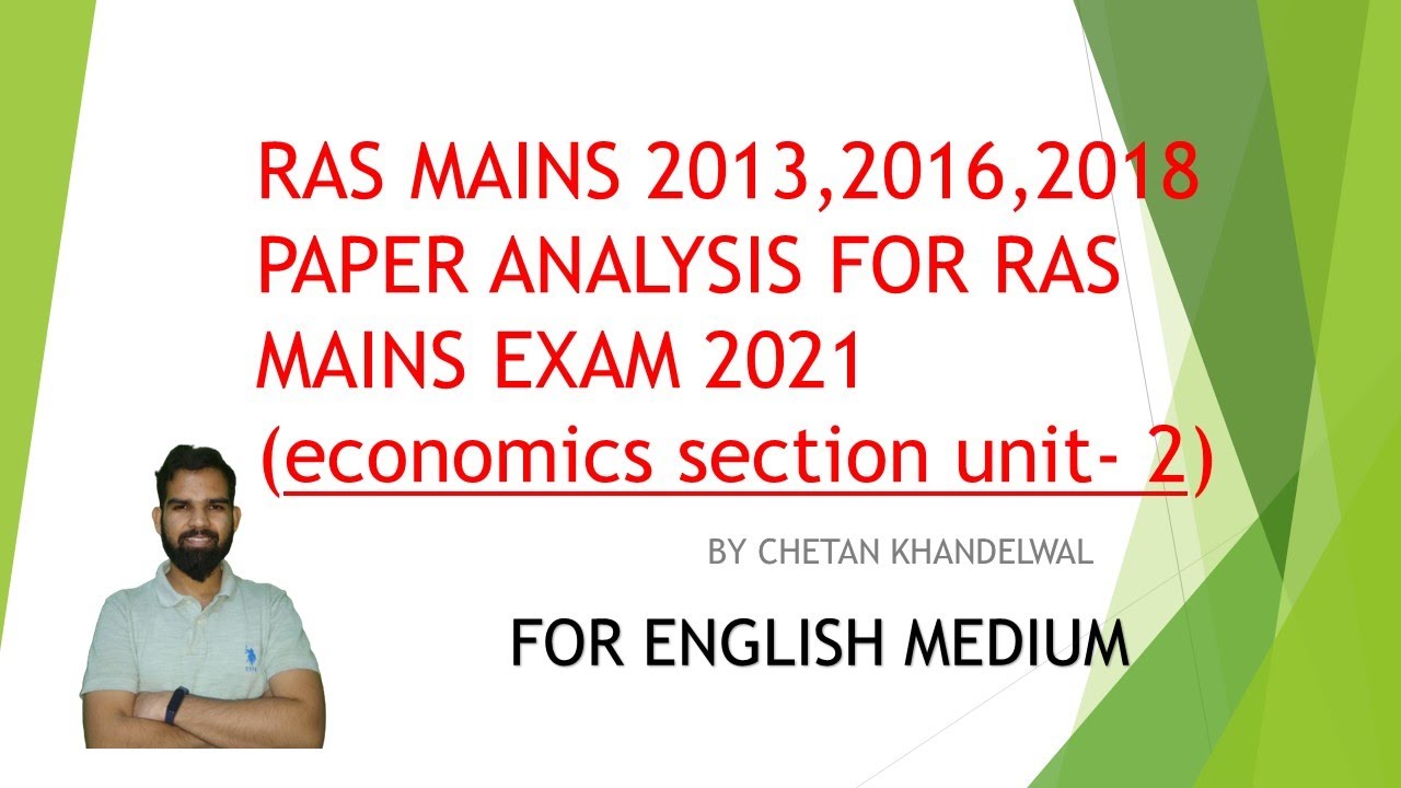 RAS MAINS 2013,2016,2018 PAPER ANALYSIS FOR RAS MAINS EXAM 2021 ...