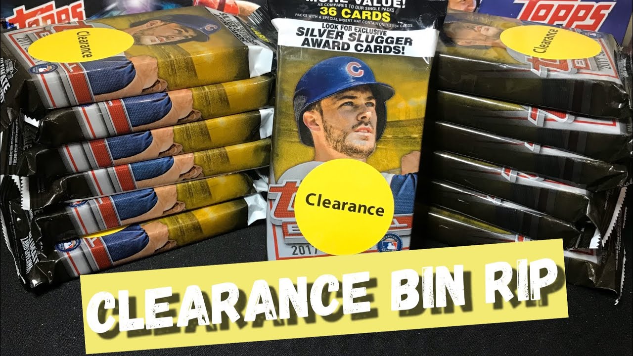 Baseball Card Rookie Chase: From The Clearance Bin!! - YouTube