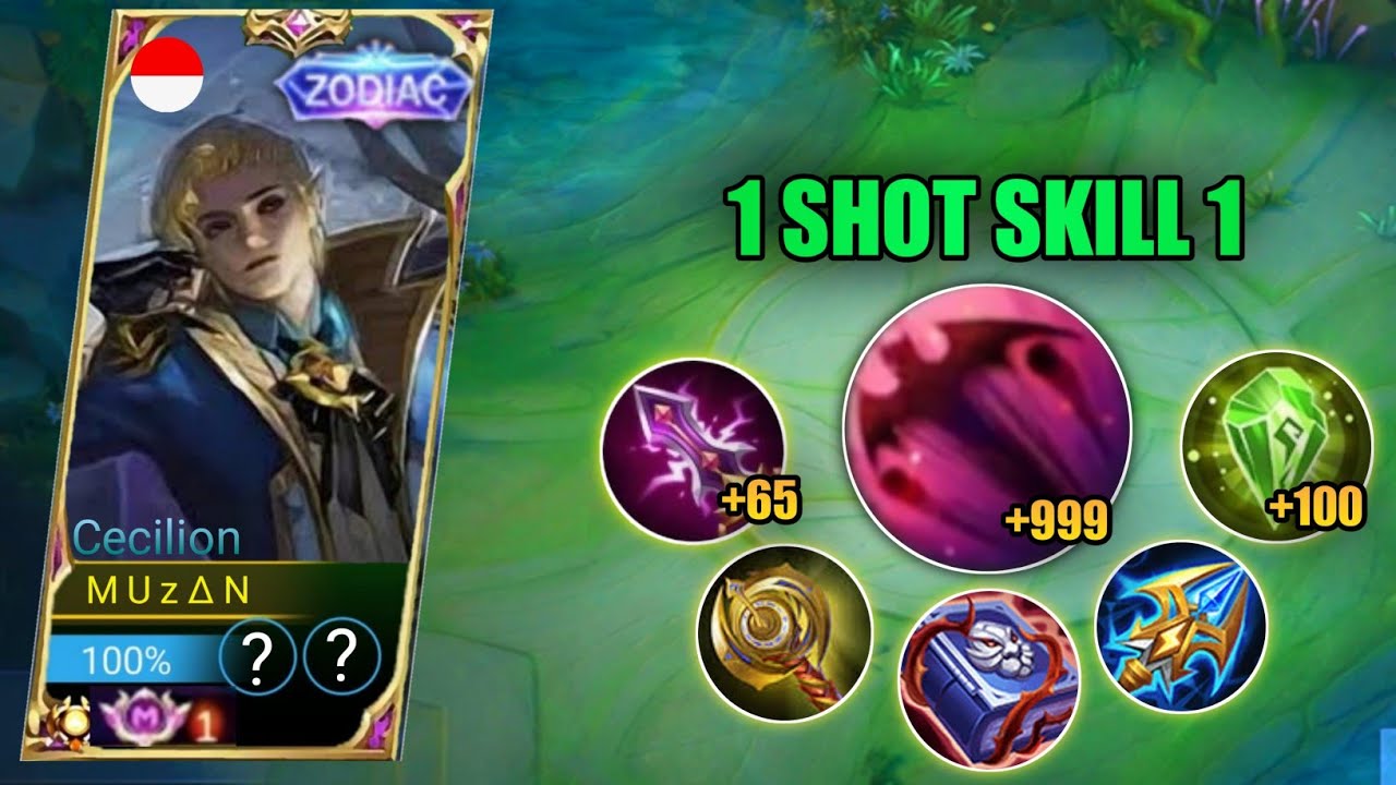 CECILION ONE SHOT SKILL 1 IS BACK!!! NEW SEASON | CECILION BEST BUILD ...