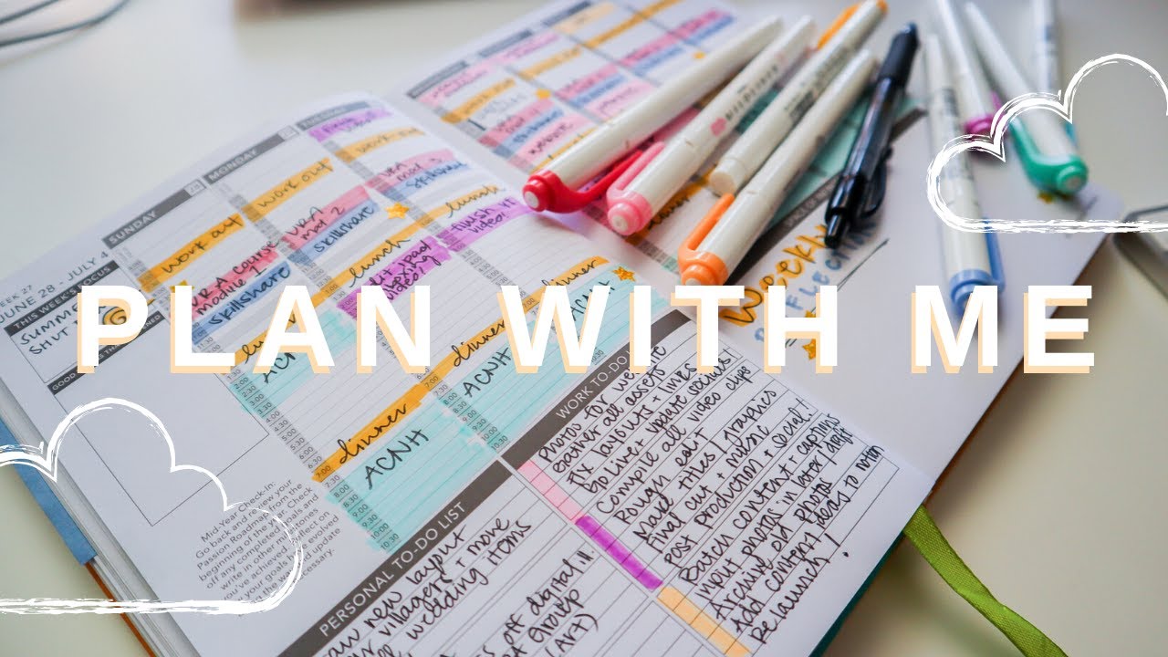 Plan With Me! (Passion Planner) - YouTube