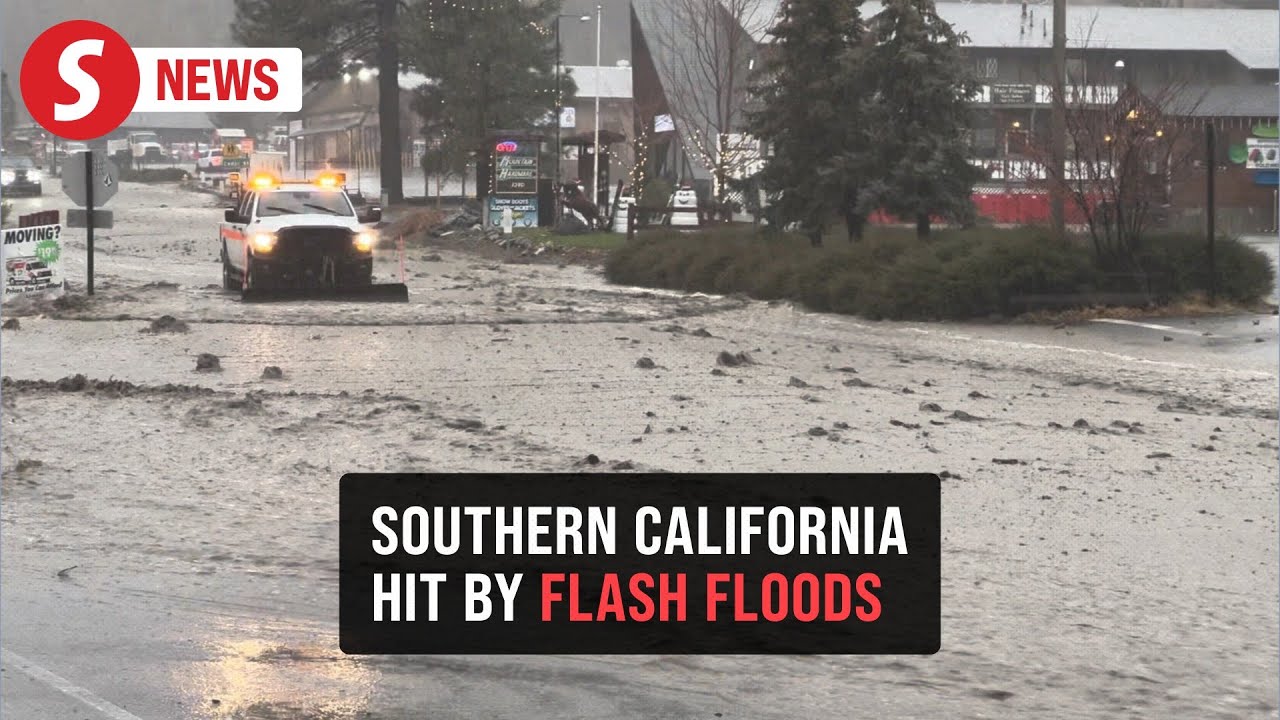 Heavy rains drench Southern California, spawn flash flooding, mud flows ...