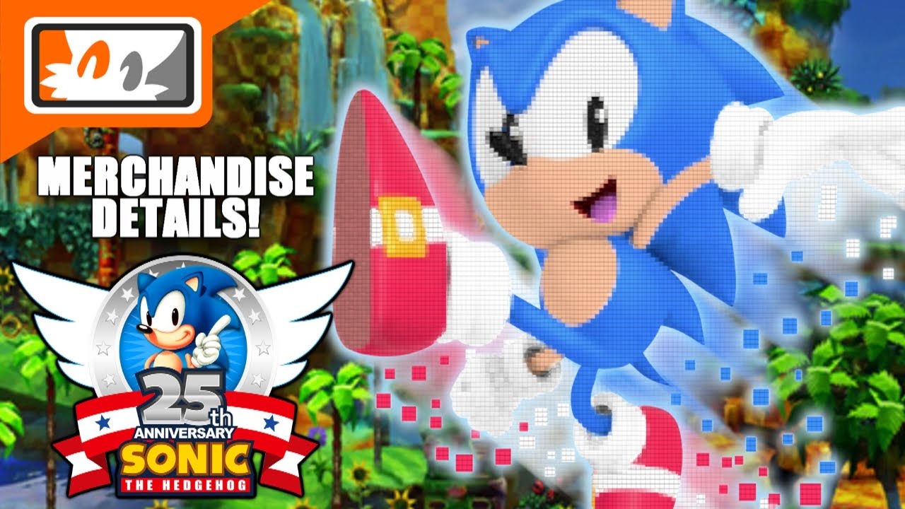 New Sonic the Hedgehog 25th Anniversary Merchandise Information ...