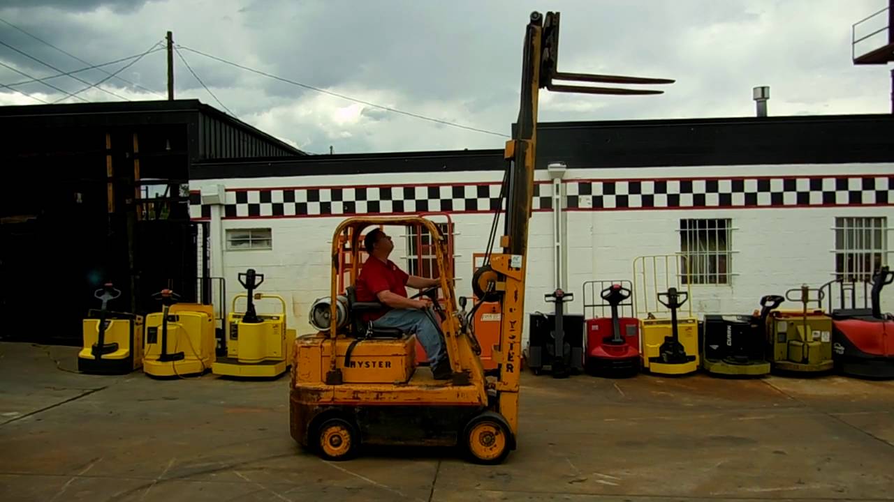 #D20660 Hyster S50C 5k cushion - YouTube
