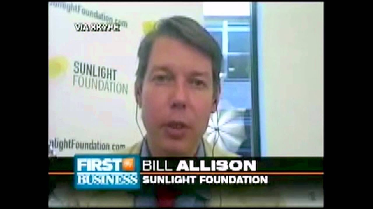 FIRST BUSINESS -- WALL ST DONATING TO CAMPAIGNS -- BILL ALLISON - YouTube