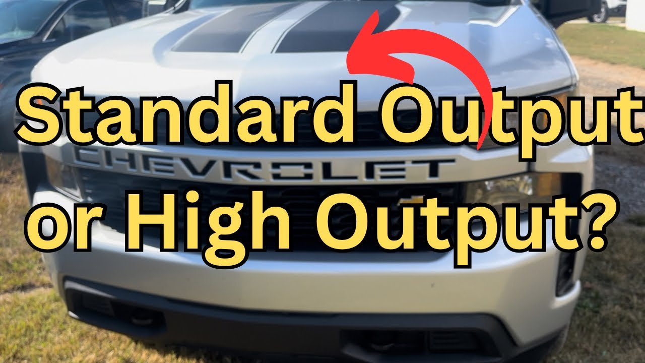 How to Tell the difference between a 2.7l Standard Output or a H.O ...