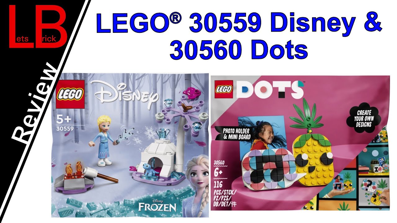 LEGO® 30559 Disney - Elsas und Brunis Lager im Wald & 30560 Dots ...