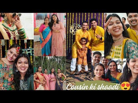My Cousin got MARRIED 🎉🎉😍🧿 | Family get together 😄| Raw vlog - YouTube