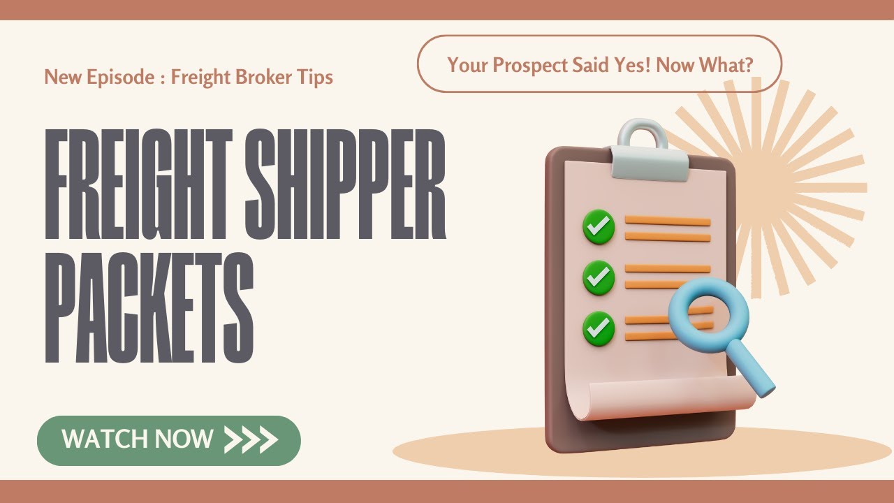 Must Have Setup Paperwork for Working with a Freight Shipper - YouTube