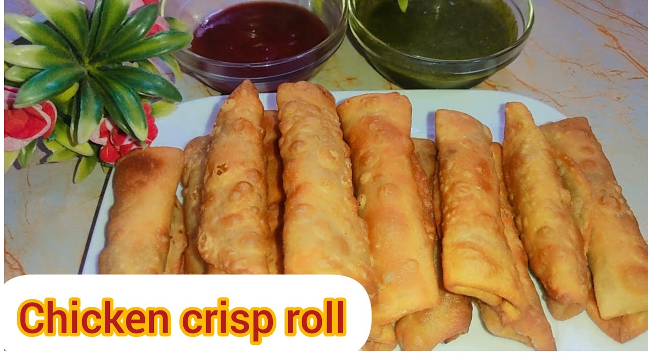 Chicken roll recipe |chicken crisp roll |lunchbox recipe|delicious and ...