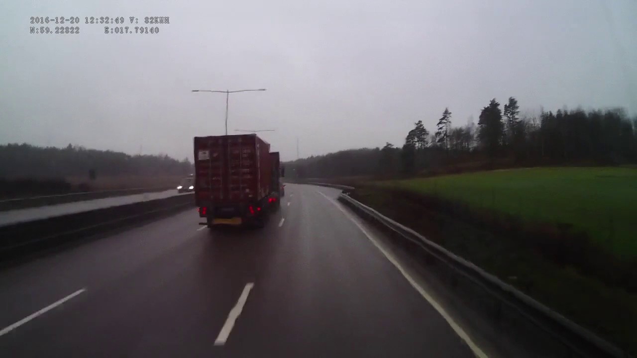 Sweden. Motorway E4, Rosersberg — Kropp, 2016, 4x - YouTube