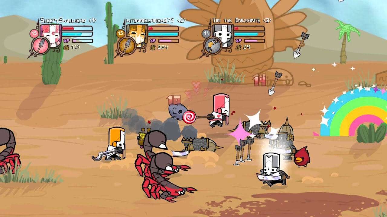 Castle Crashers Episode 13: Crawling Through the Desert - YouTube