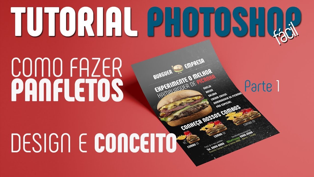 Como Fazer um Panfleto (Flyer) de Maneira Correta no Photoshop - Parte ...