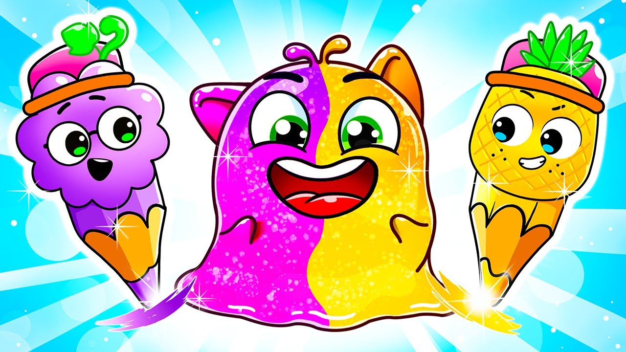 Color Slime Song ️💛💚| I Lost My Color 😭💙| Slime Pet Song | YUM YUM ...