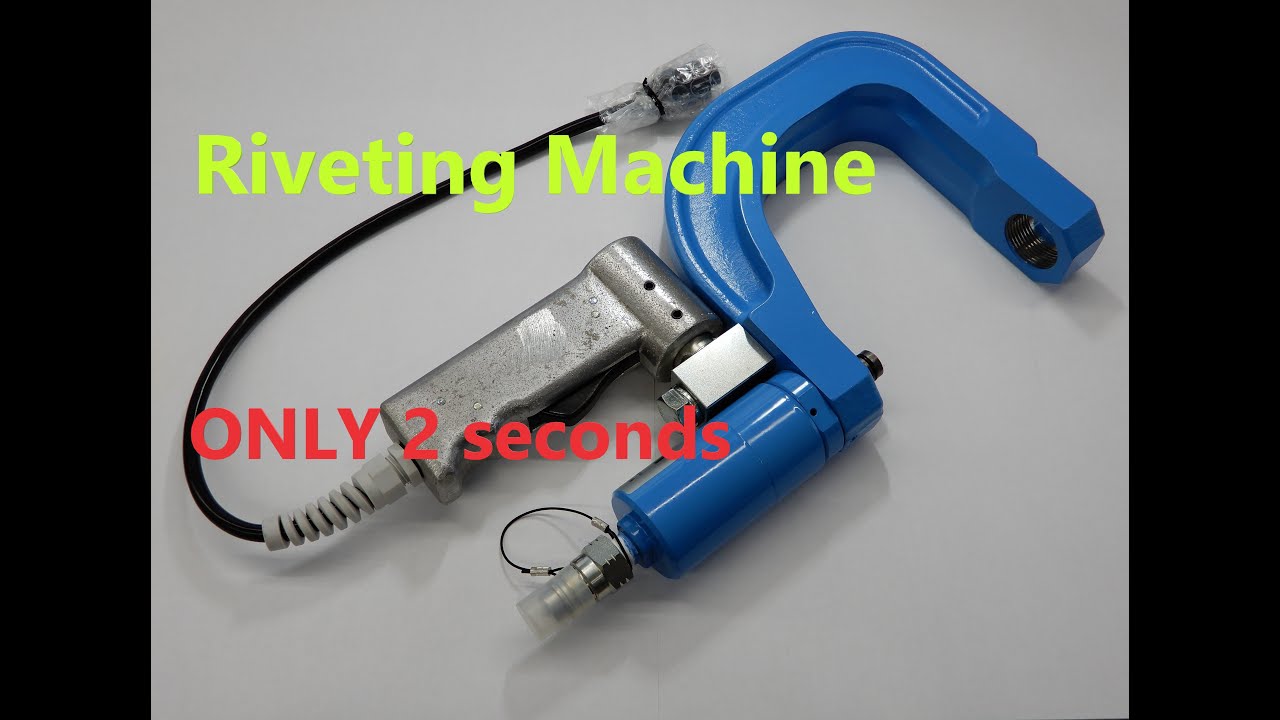 Lining Changer (Riveting Machine) "BS RIVETOL" how to use. - YouTube