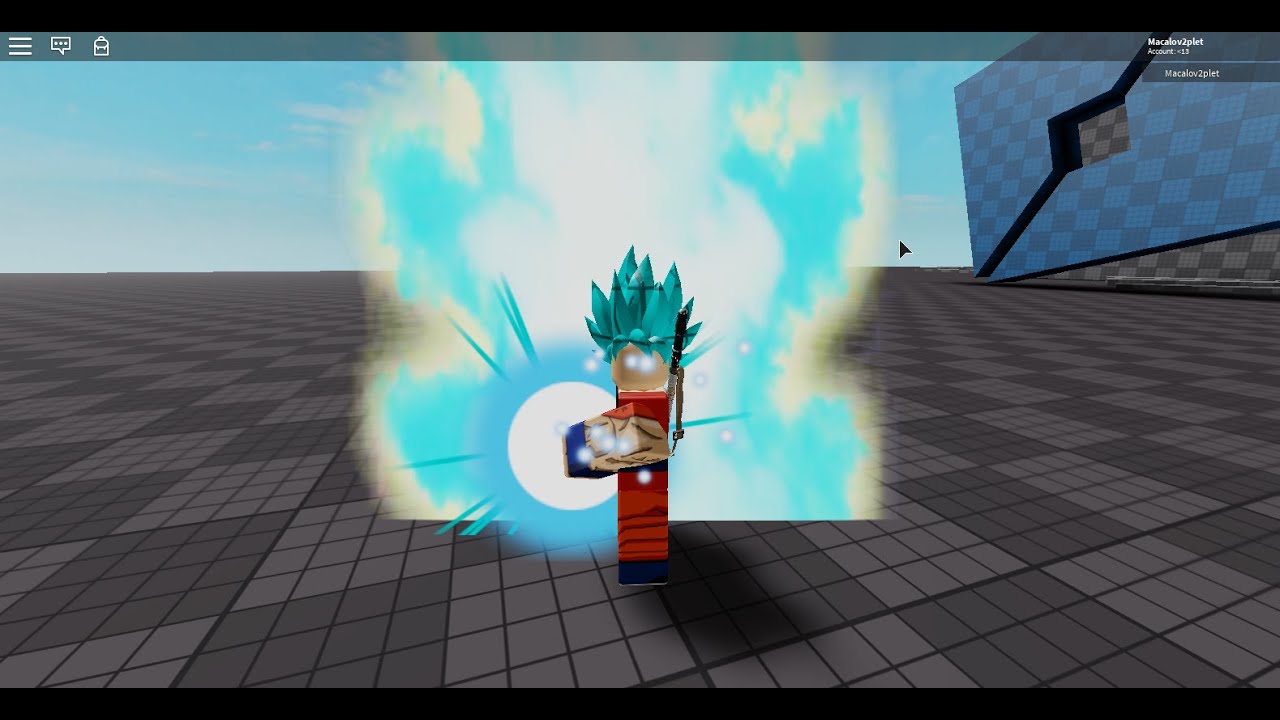 สอนใช้สกิลและแจก Script Goku roblox studio - YouTube