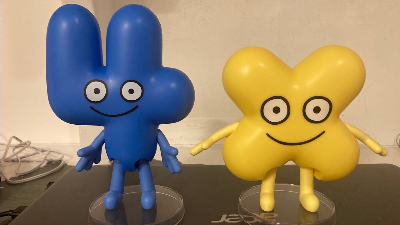 BFDI Four and X Vinyl Figurines Unboxing - YouTube