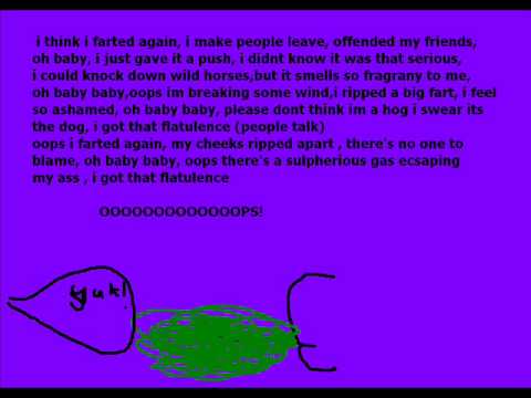 Oops I farted again! lyrics (no music) - YouTube