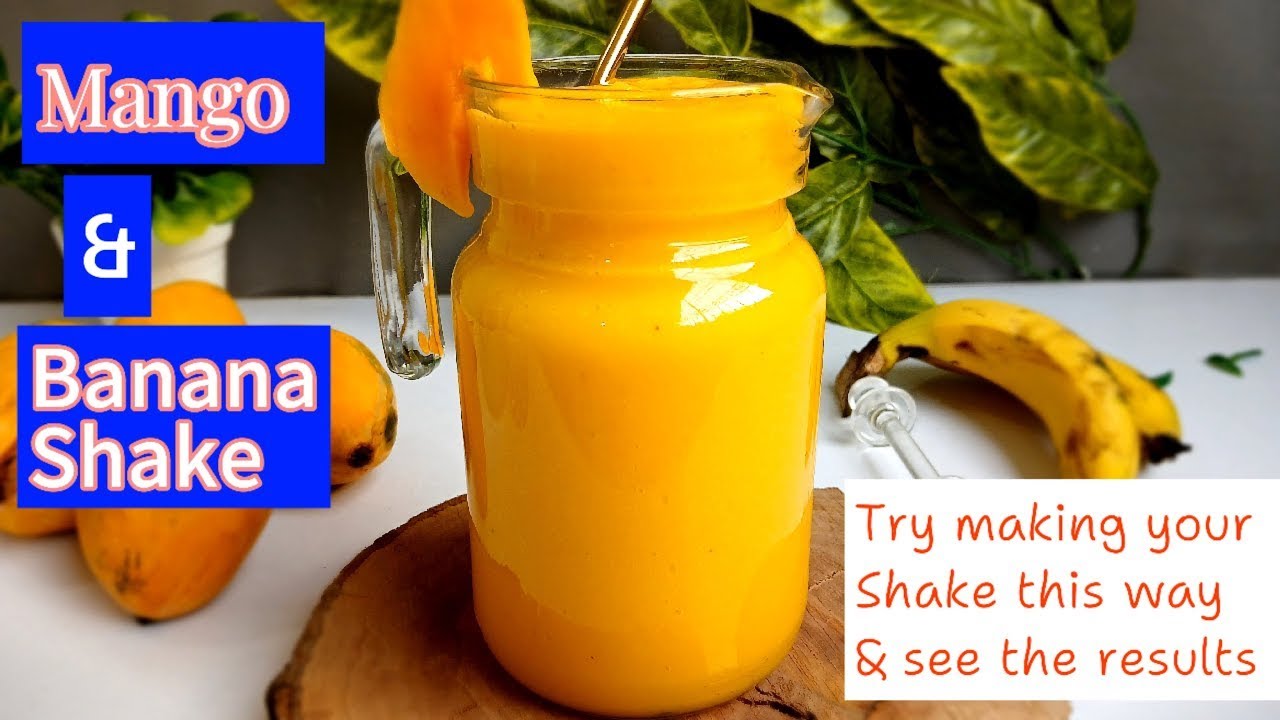 Banana Mango smoothie | Healthy Smoothie Recipe | Mango Banana Smoothie ...
