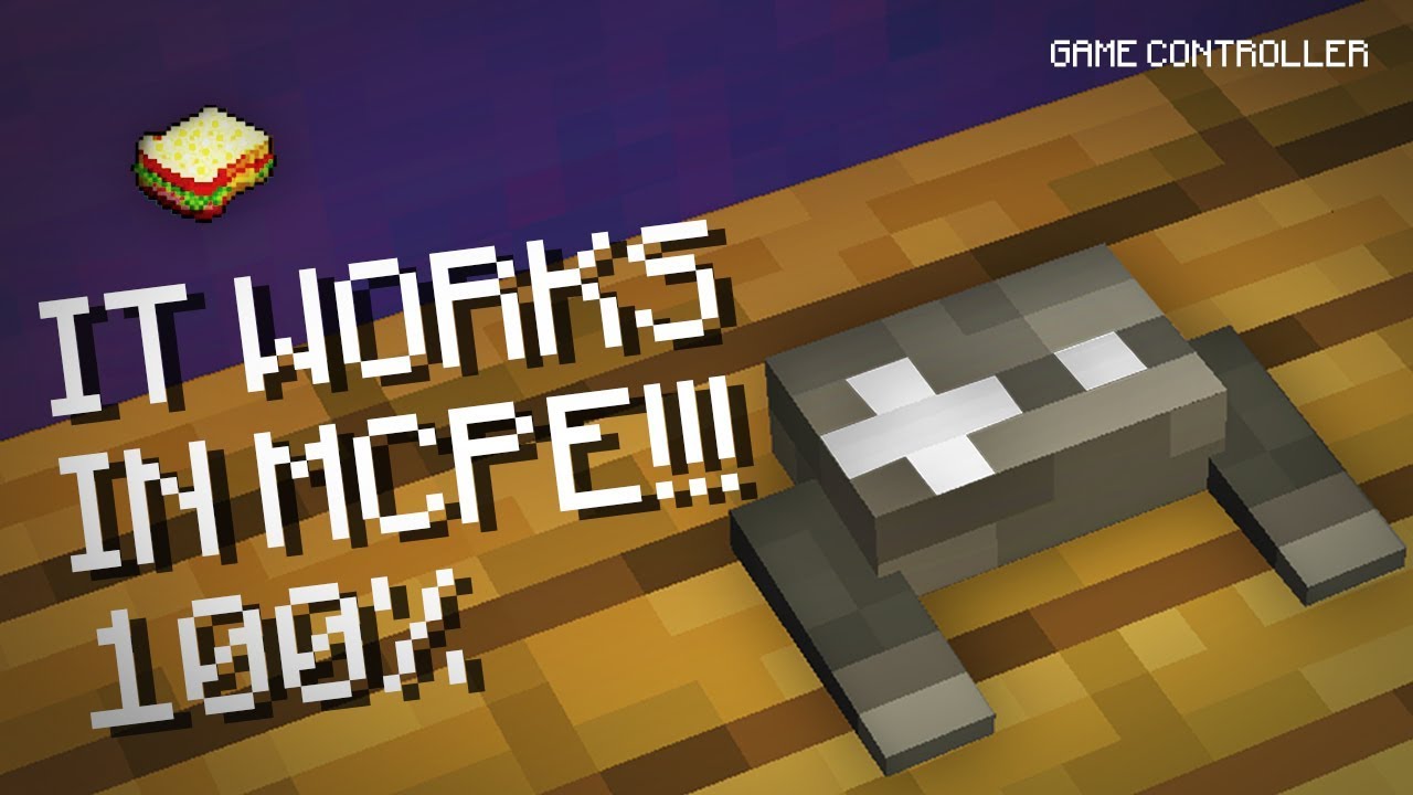 Minecraft, MCPE | How to make a Game Controller | 100% NOT CLICKBAIT ...