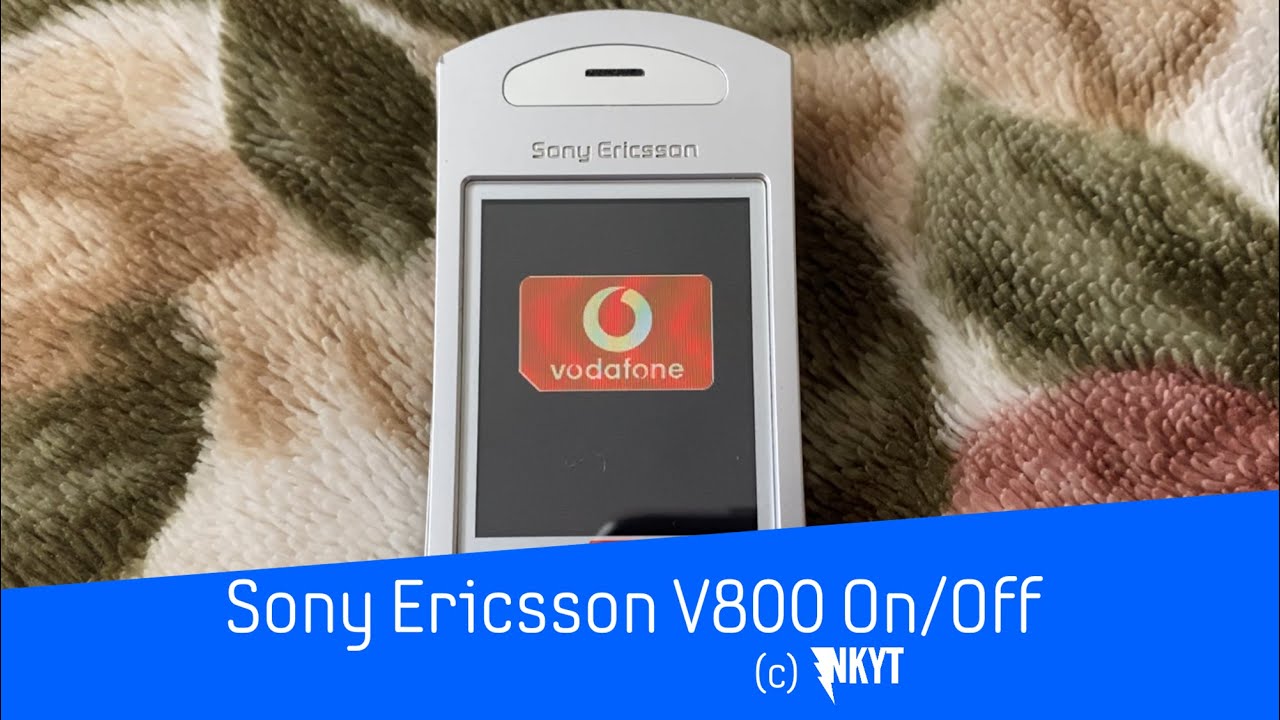 Sony Ericsson V800 On/Off - YouTube