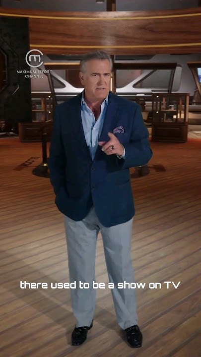 Sneak Peek at Bruce Campbell's new show Discontinued - YouTube