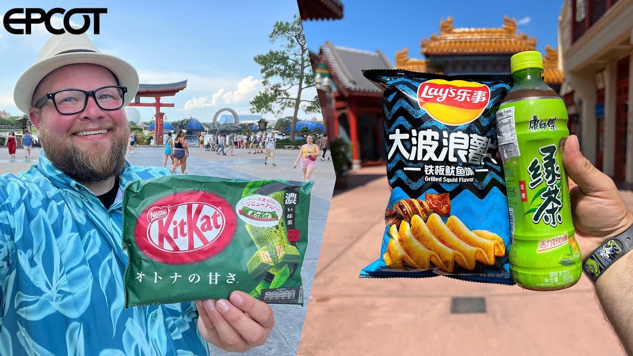 Epcot World Showcase Shopping | Eating Unique Snacks & Shopping In Each ...