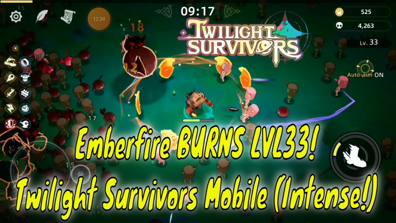 Emberfire Heats Up! Intense LVL33 Gameplay in Twilight Survivors Mobile - YouTube