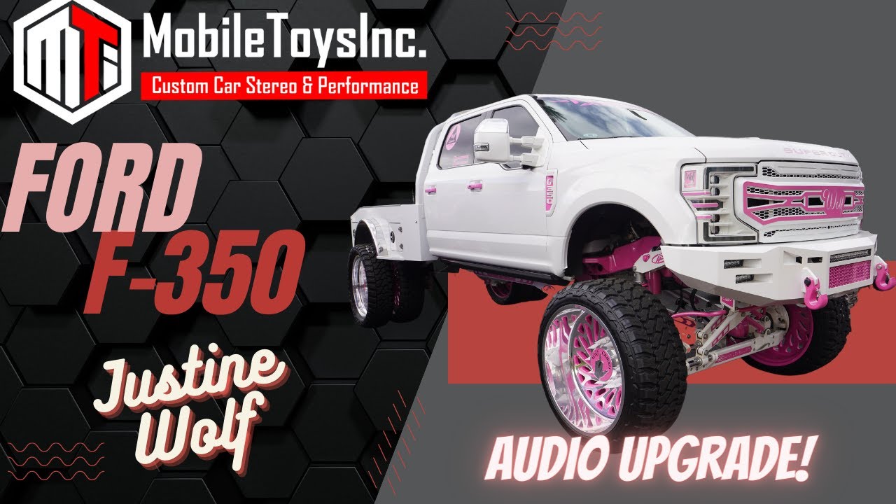 Ford F-350 Custom Audio Build for Justine Wolf by MTI Debuted at Sema ...