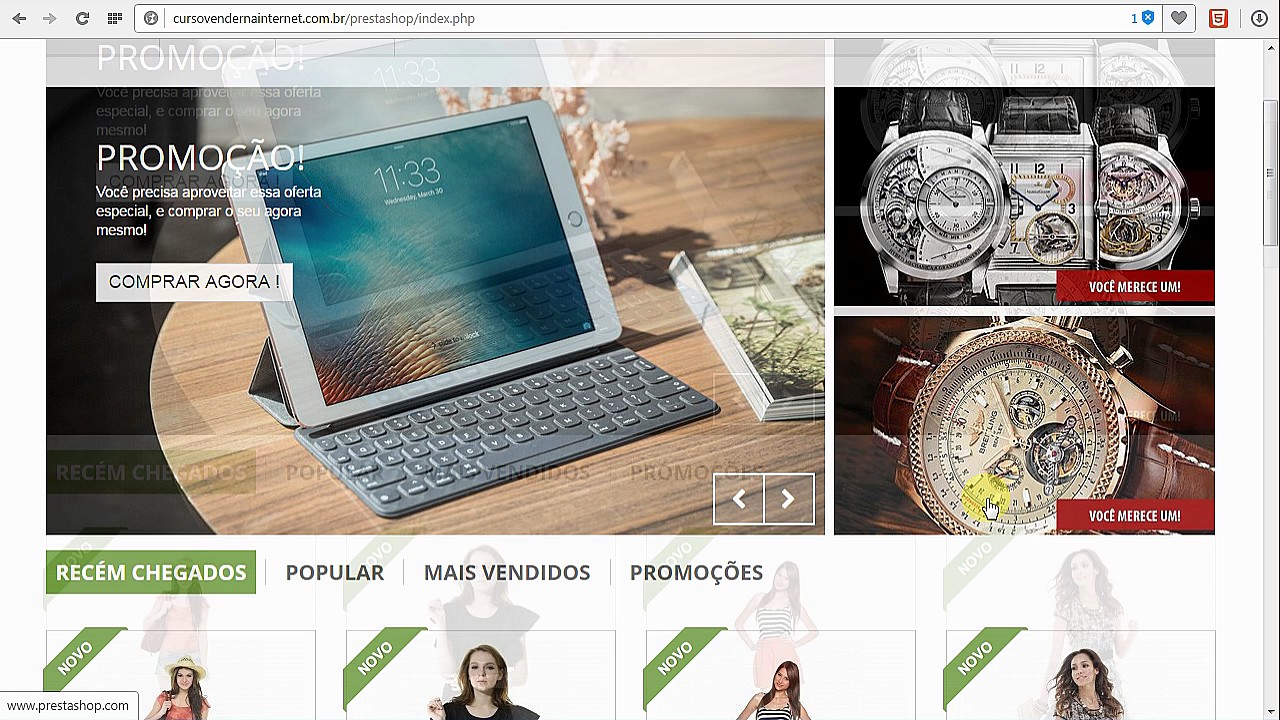 Prestashop 8 - Personalizando os banners - YouTube
