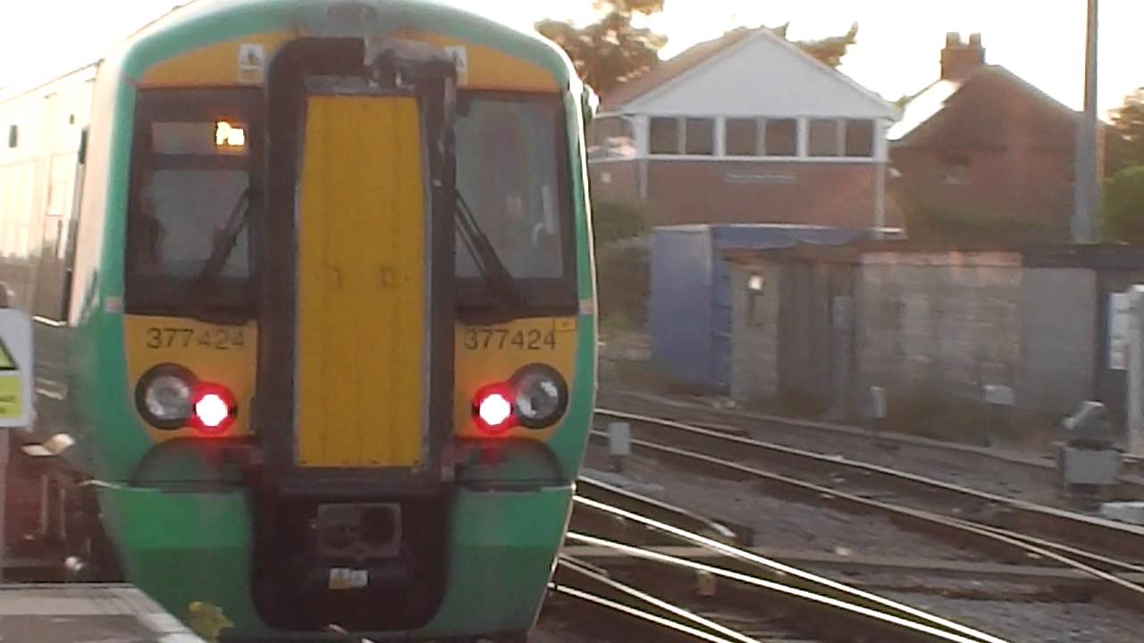 Arriving at Barnham Station - YouTube