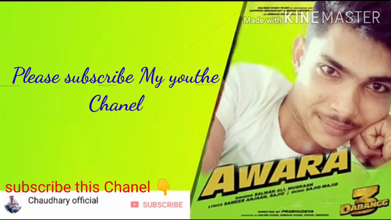 Awara Song | Dubbung3 | Salman Khan - YouTube