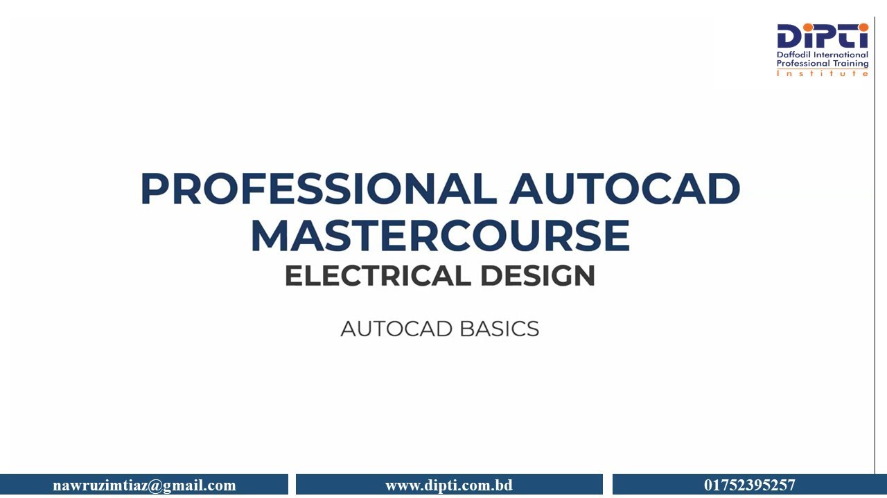 AutoCAD Electrical Design Mastercourse (AutoCAD Basics: Options ...
