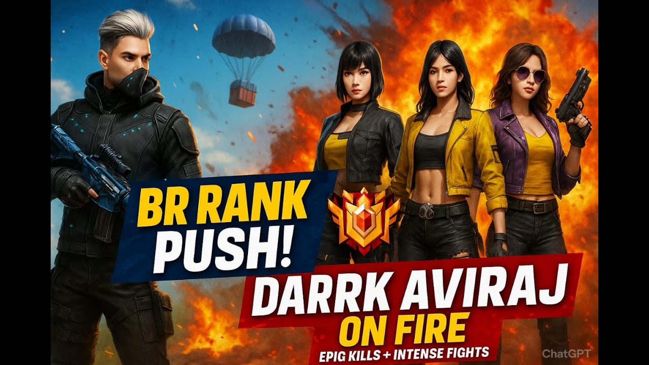 🔥 PUSHING TO GRANDMASTER LIVE – INSANE RANKED MATCHES | Free Fire Live ...