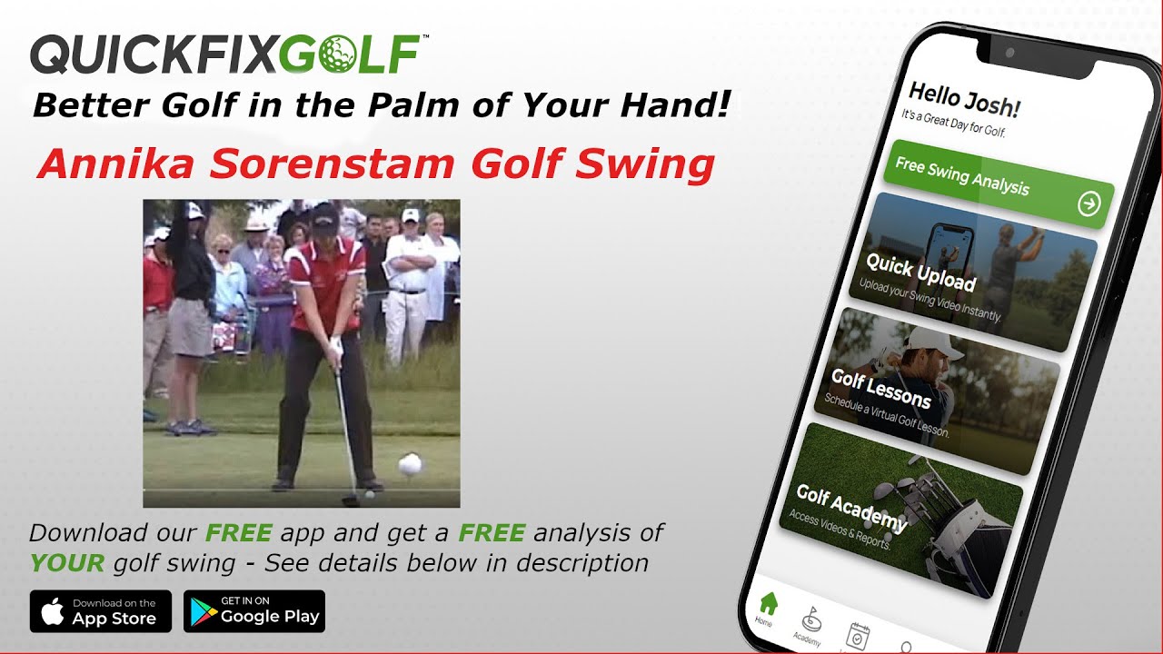 Annika Sorenstam Golf Swing - YouTube