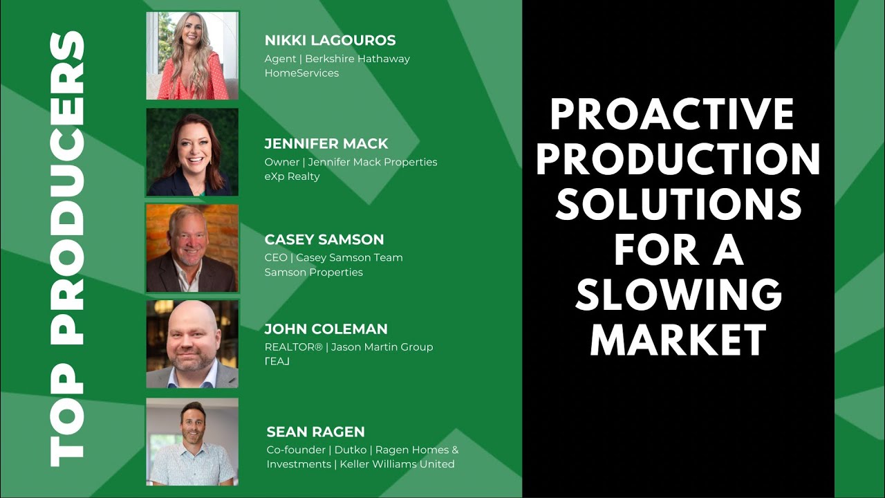 Top Producer Takeover Panel: Proactive Production Solutions For a ...