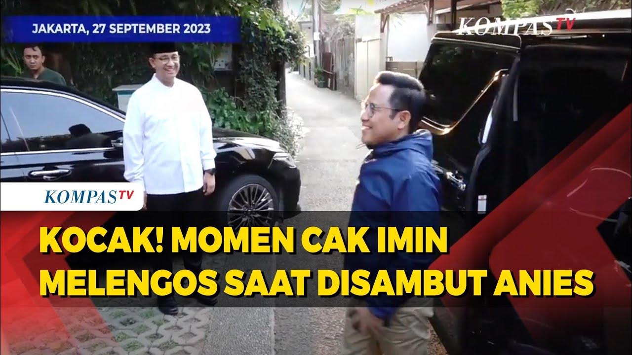 Kocak Momen Cak Imin Melengos Saat Disambut Anies Youtube