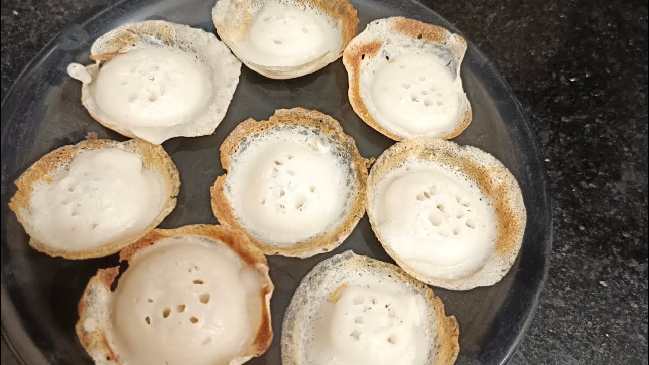 Mini Aapam | Mini Appam recipe in tamil| @ karai-kitchen. - YouTube