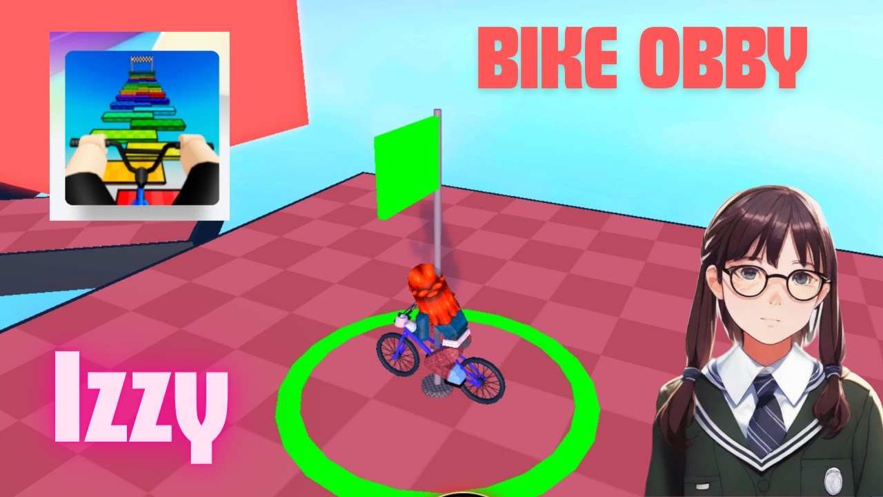 Izzy Plays "Bike Obby" Roblox - YouTube