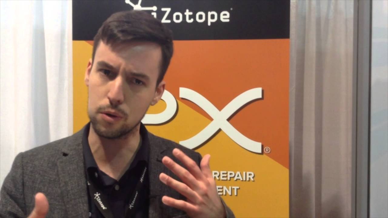 NAB 2016: iZotope's Evan Allen - YouTube