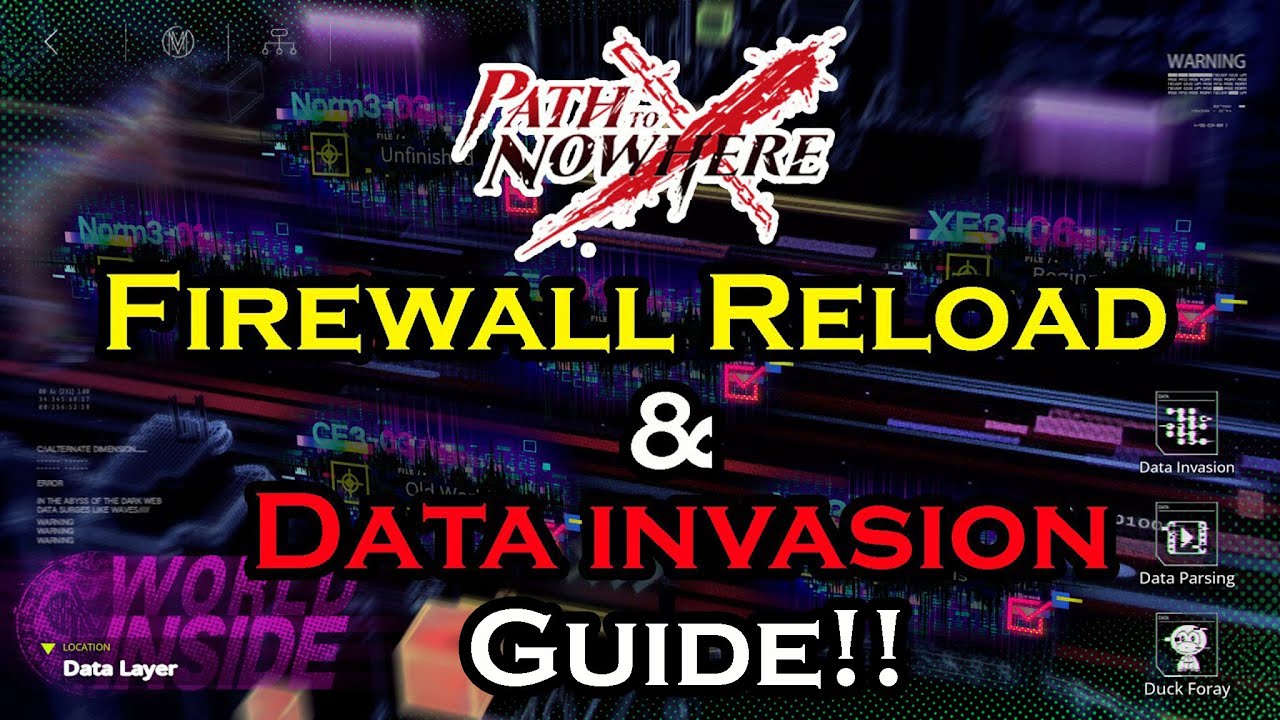 Path to Nowhere Glitchwave Nihil: Firewall Reload and Data Invasion ...