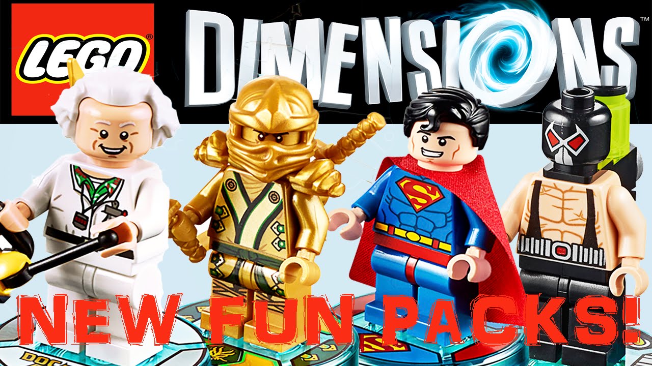 Lego Dimensions - Doc Brown, DC Comics, Ninjago, Fun Packs! - YouTube