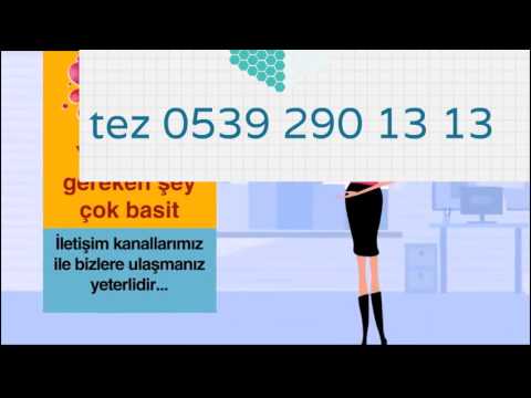 Tez Proje Merkezi - Tanıtım Filmi 0539 290 13 13 | bitirme tezi