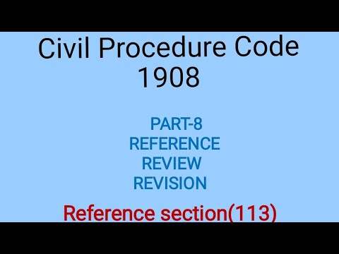 CPC-1908//Reference/section113 and Order 46 CPC// Reference to High ...