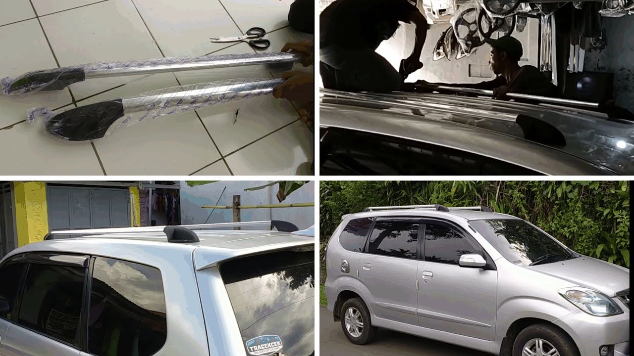 Pemasangan Roof Rail Rack Mobil Xenia-Avanza Variasi Rak Atas (Unboxing ...